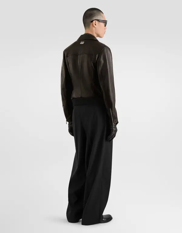 Dolce & Gabbana Nappa Leather Bomber Jacket Collection