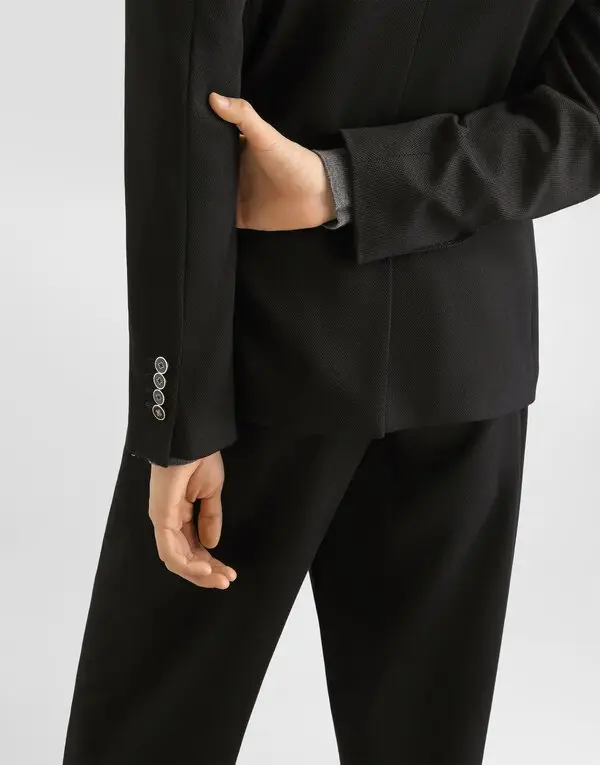 Dolce & Gabbana Portofino Double-breasted Jersey Jacket