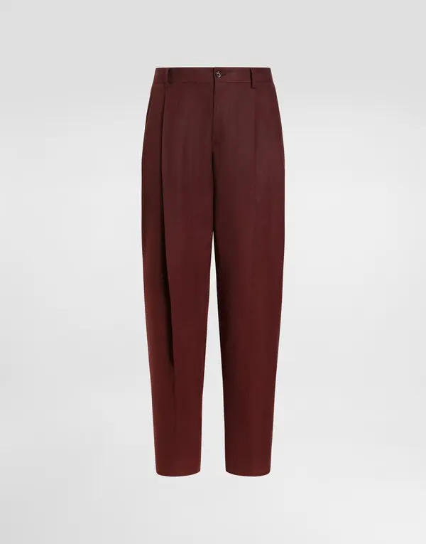 Dolce & Gabbana Pantalone Pants And Shorts Multi-colored Linen