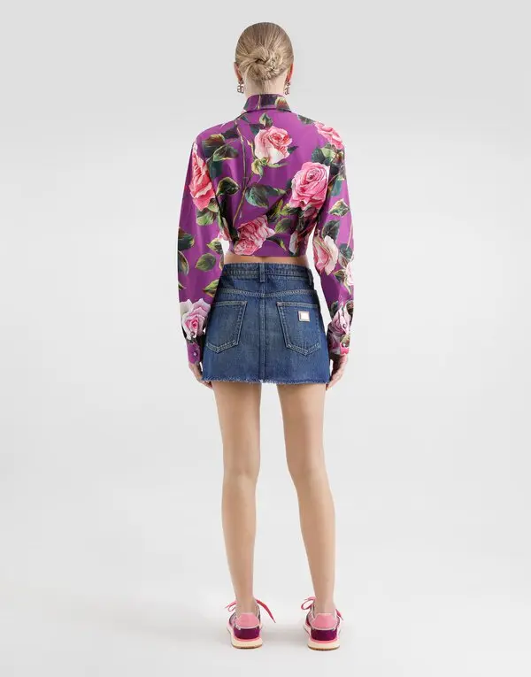 Dolce & Gabbana Denim Miniskirt Denim And Jeans Multi-colored