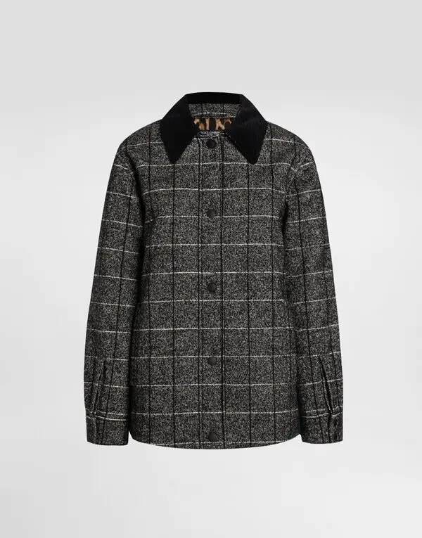 Dolce & Gabbana Wool Jacket Coats And Jackets - Multicolor