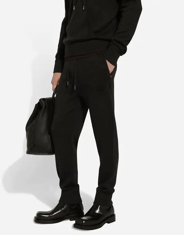 Dolce & Gabbana Wool Jogging Pants Pants And Shorts - Grey