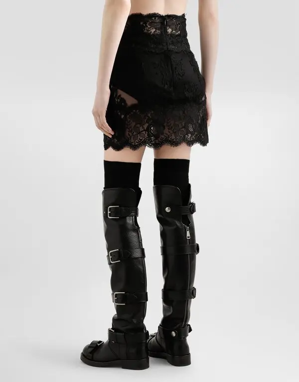Dolce & Gabbana Lace Mini Skirt