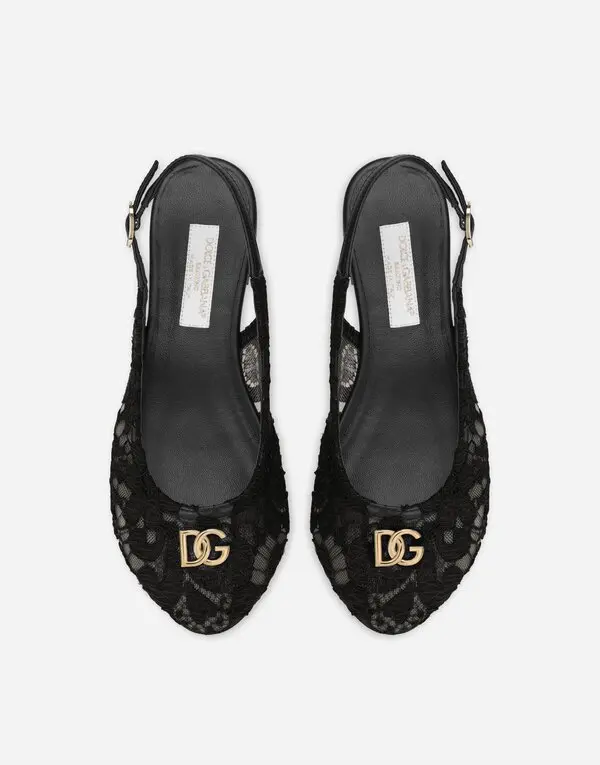 Dolce & Gabbana Slingback Shoes Viscose