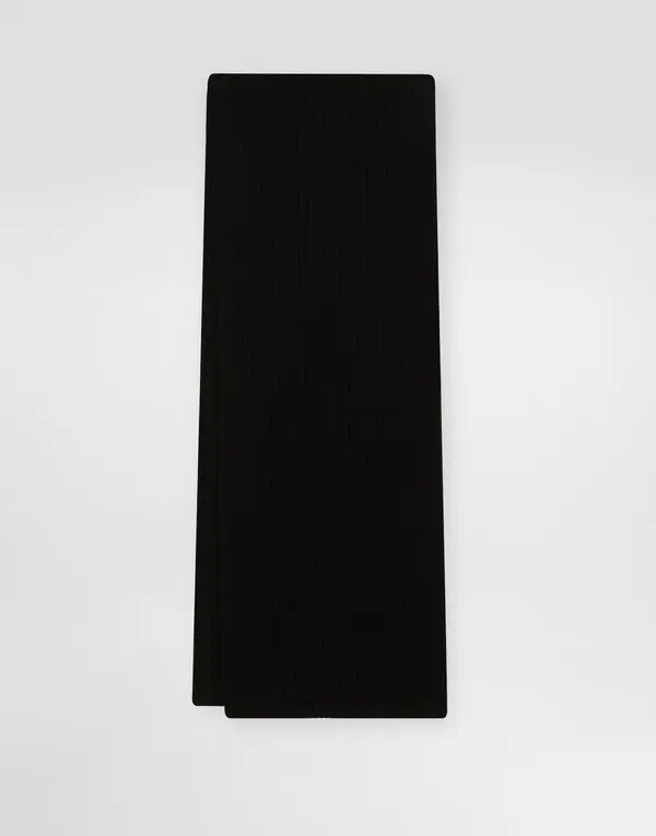 Dolce & Gabbana Wool And Cashmere Knitted Scarf Scarves And Silks
