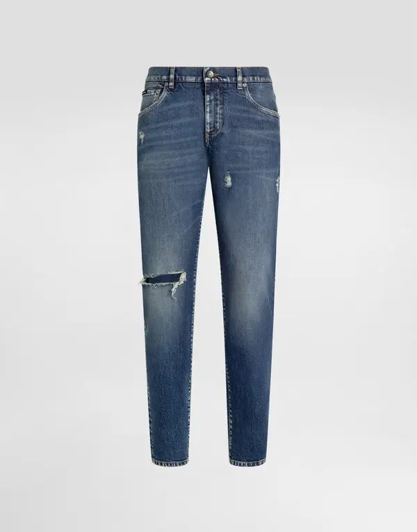 Dolce & Gabbana Slim-fit Stretch Cotton Jeans