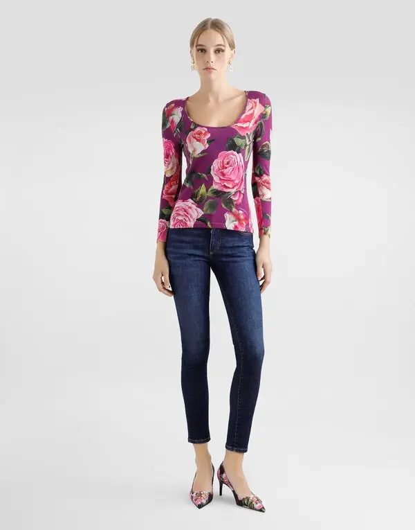 Dolce & Gabbana Skinny Denim Jeans Denim And Jeans Multi-colored
