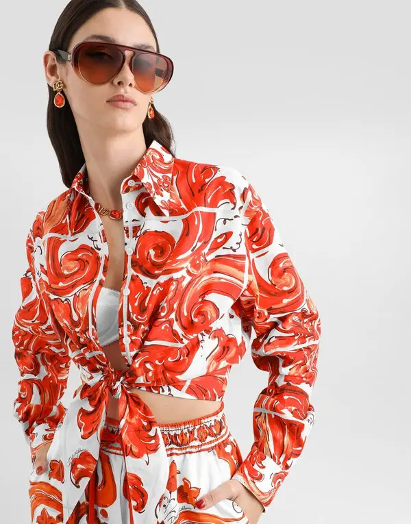 Dolce & Gabbana Camicia Shirts And Tops Multi-colored