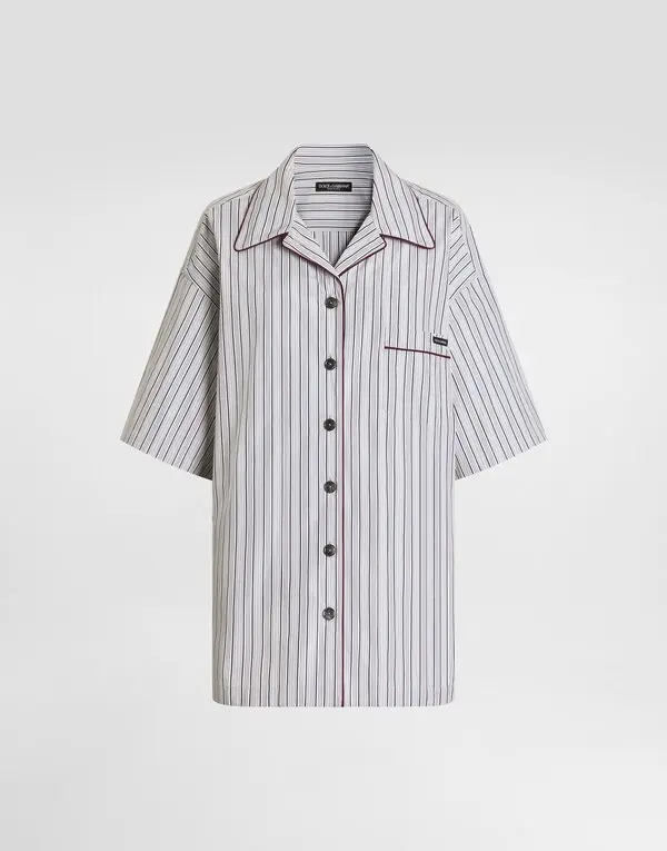Dolce & Gabbana Striped Poplin Shirt - Multicolor