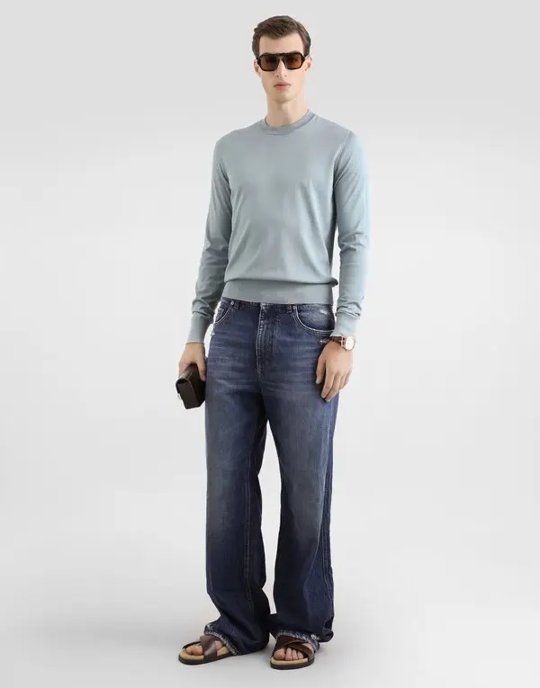 Dolce & Gabbana Silk Pullover Sweaters And Cardigans - Multicolor