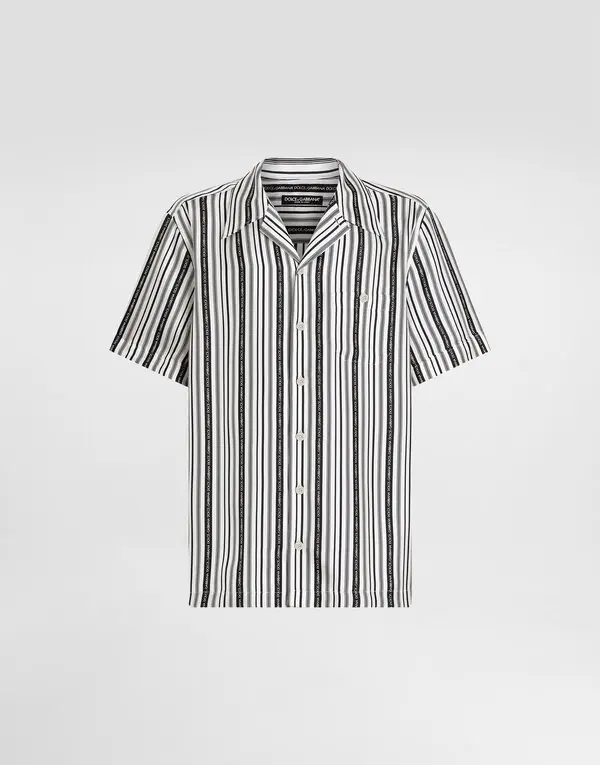 Dolce & Gabbana Silk Shirt With Tie Shirts - Print