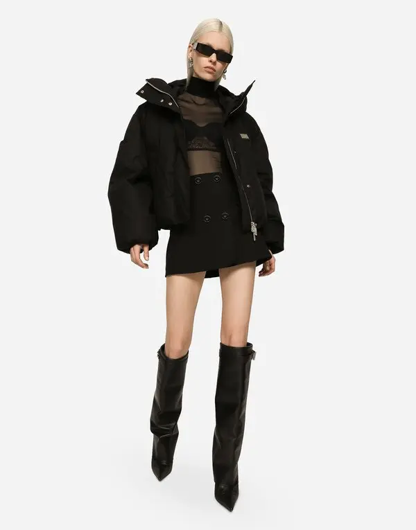 Dolce & Gabbana Short Nylon Jacket Coats And Jackets Nylon