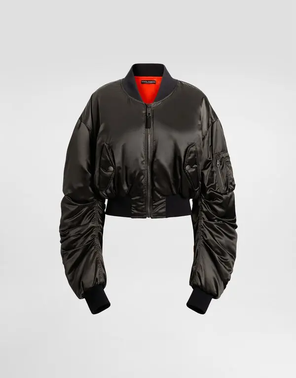 Dolce & Gabbana Oversized Nylon Canvas Jacket Coats And Jackets