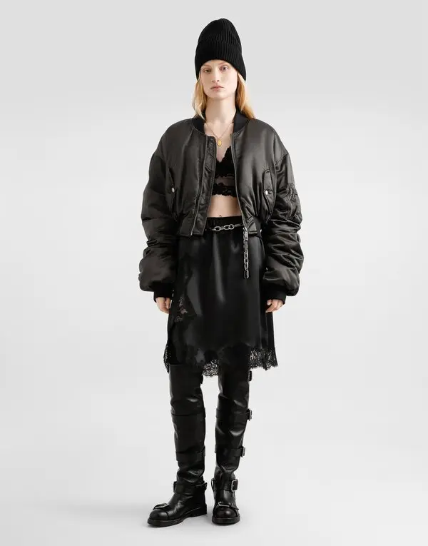 Dolce & Gabbana Oversized Nylon Canvas Jacket Coats And Jackets