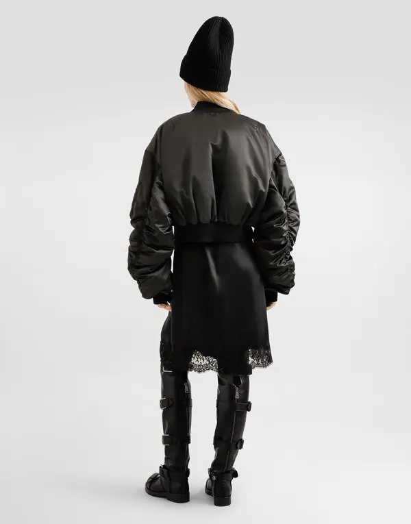 Dolce & Gabbana Oversized Nylon Canvas Jacket Coats And Jackets