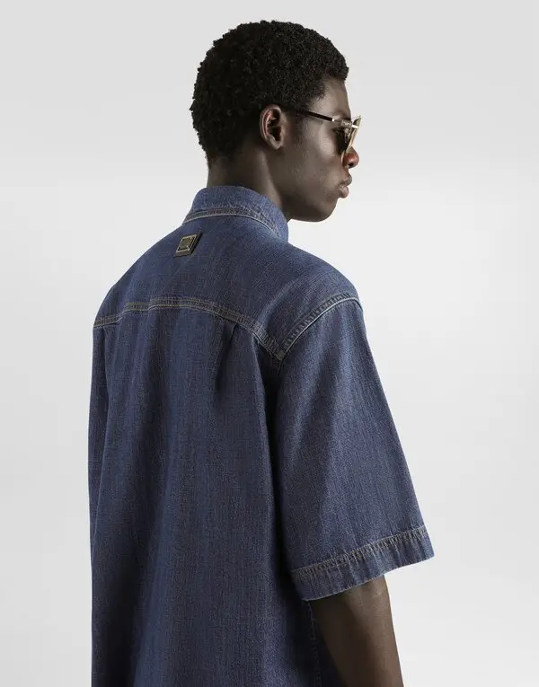 Dolce & Gabbana Denim Shirt Denim Multi-colored