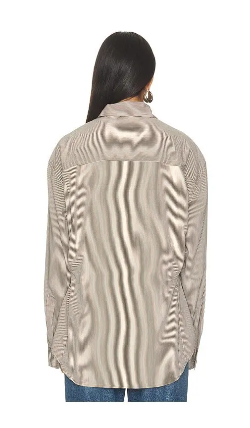 AGOLDE Cinch Shirt In . Also
