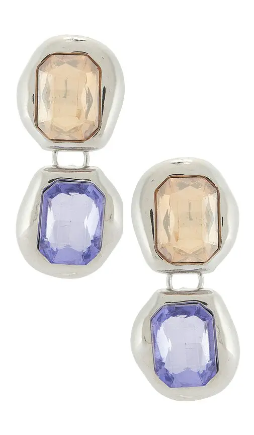 CASA CLARA Mary Lane Drop Earrings - Purple