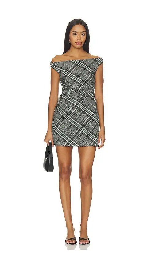 Simkhai Wells Off-shoulder Mini Dress In . Also