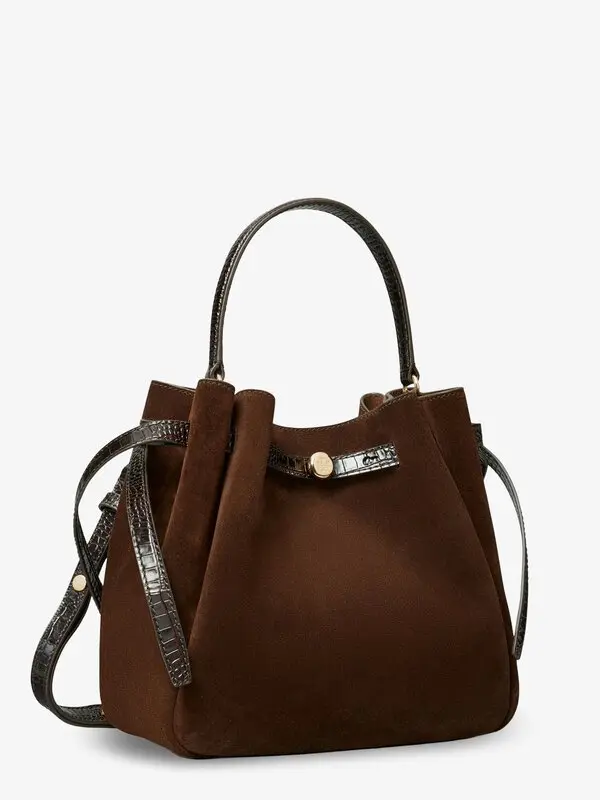 Tory Burch Romy Suede Bucket Bag