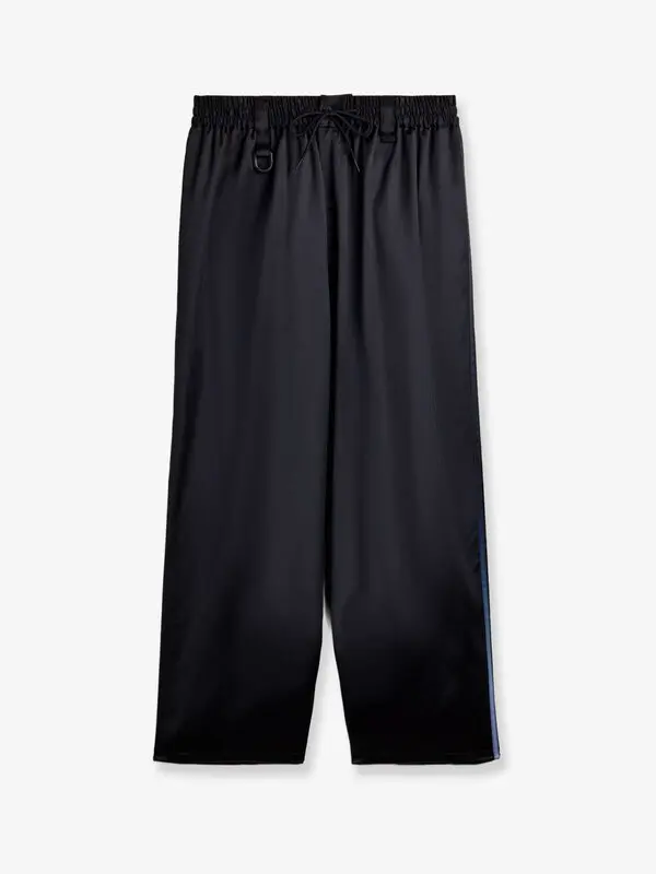 ADIDAS Y-3 Technical Fabric Trousers With Iconic Side Stripes