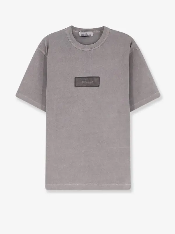 Stone Island Cotton T-shirt With Logo Detail