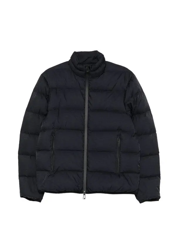 Emporio Armani Quilted Down Jacket With Zip Fastening