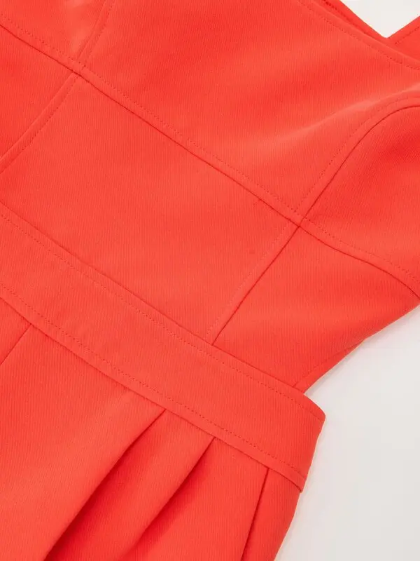 REISS Wide-leg Cut-out Jumpsuit - Orange