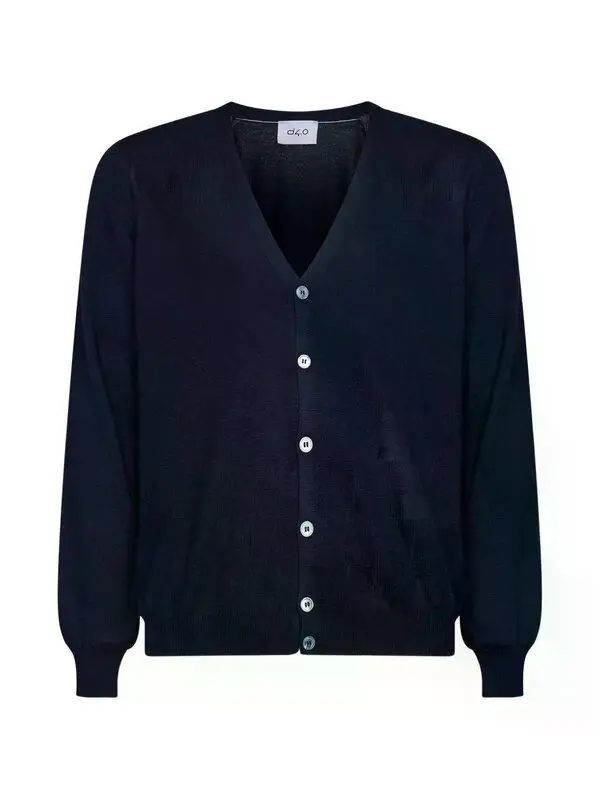 D4.0 V-neck Button-up Cardigan