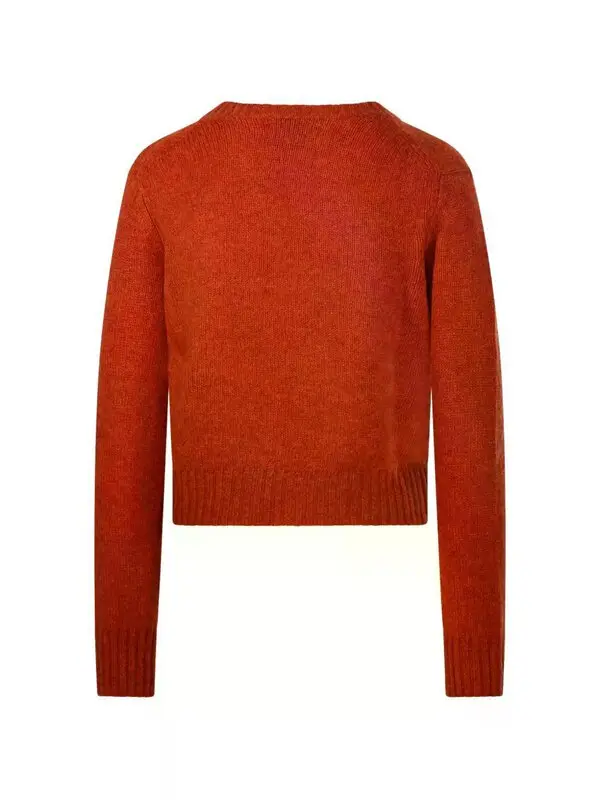 BEYOU Ribbed-trim Sweater