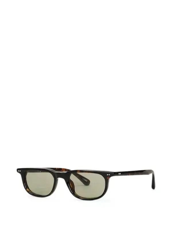 Chimi Novis Tortoiseshell-effect Rectangle Frame Sunglasses