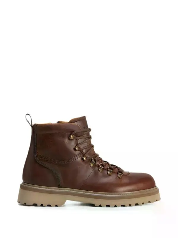 Woolrich Lace-up Leather Hiking Boots