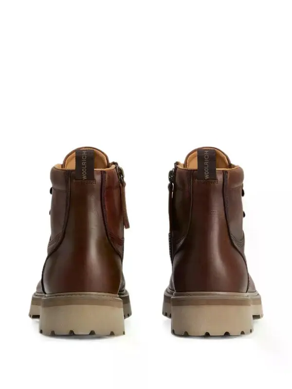 Woolrich Lace-up Leather Hiking Boots