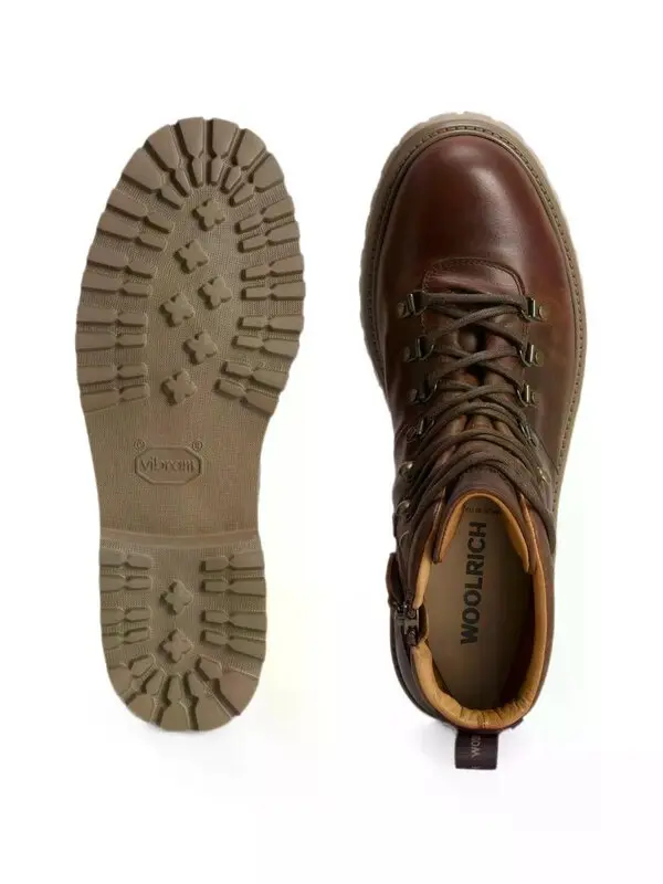 Woolrich Lace-up Leather Hiking Boots