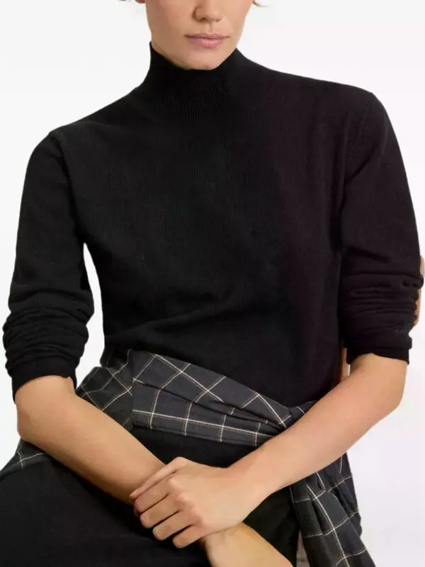 Woolrich Mock-neck Long-sleeve Midi Dress