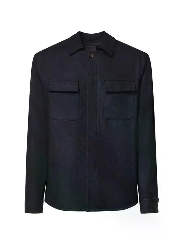 Eleventy Button-fastening Shirt Jacket