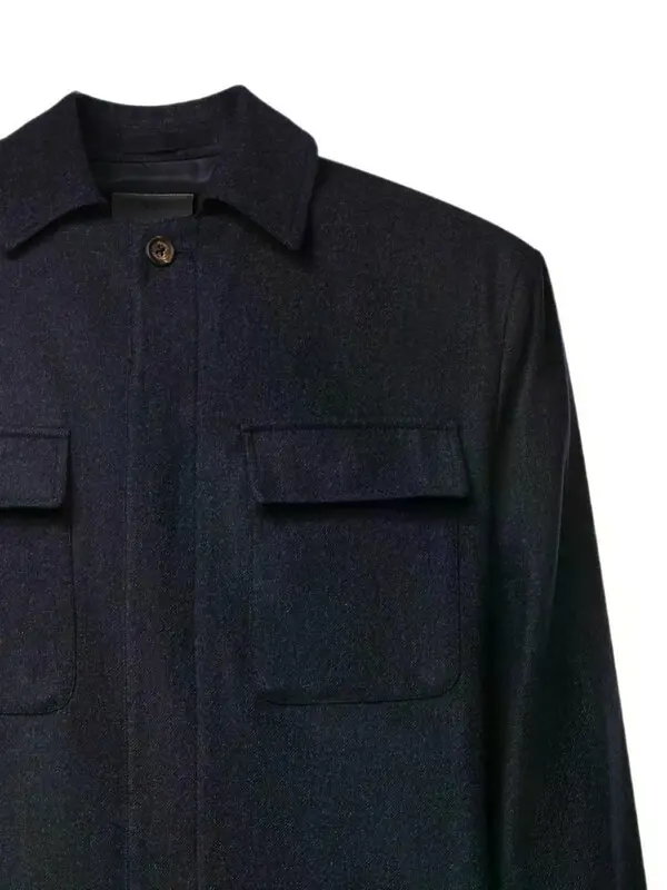 Eleventy Button-fastening Shirt Jacket