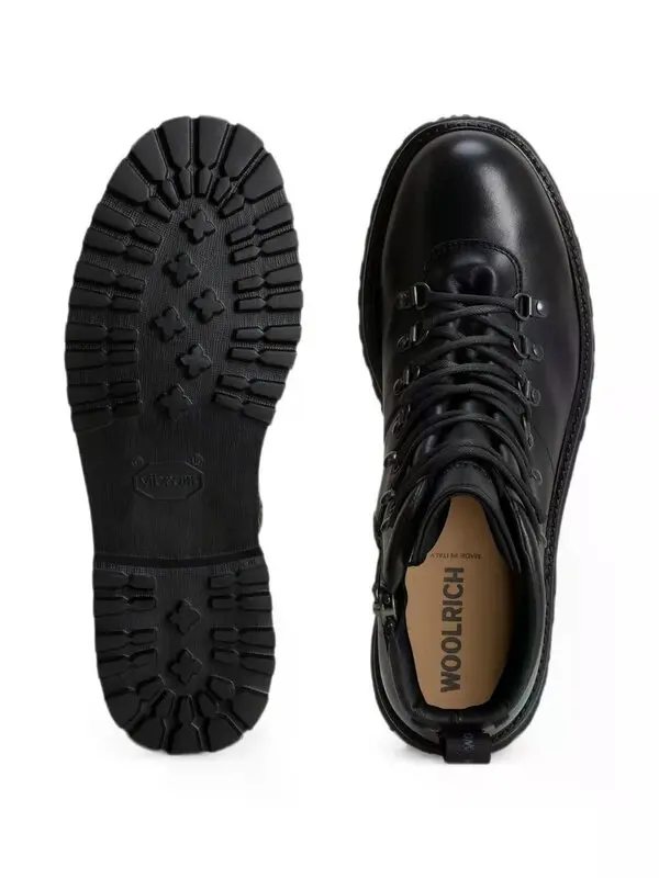 Woolrich Lace-up Leather Hiking Boots
