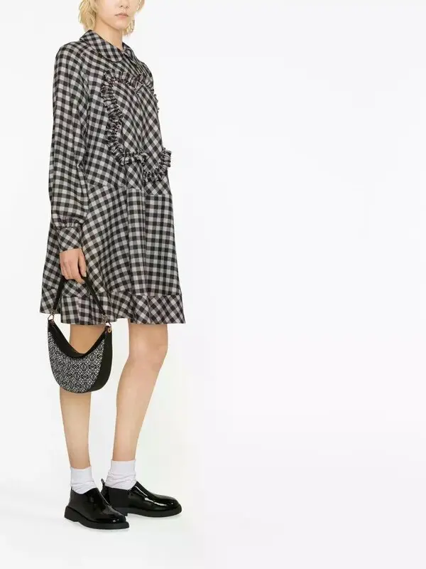 Kenzo Gingham-check Midi Dress
