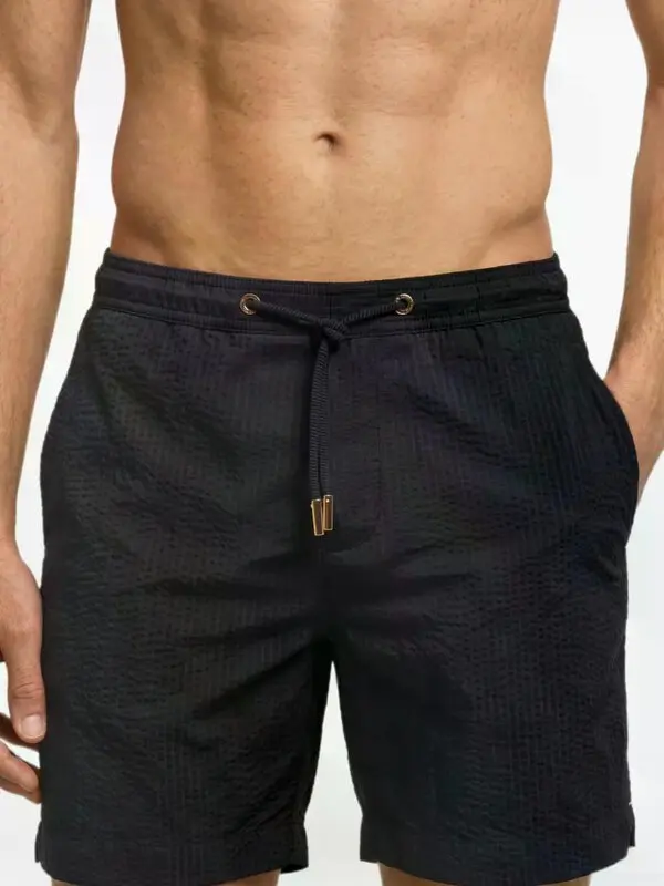 Orlebar Brown Bulldog Seersucker Swim Shorts - Blue