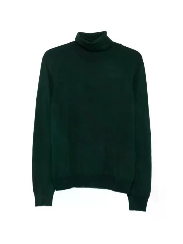 Tagliatore Long-sleeve Turtleneck Sweater - Green