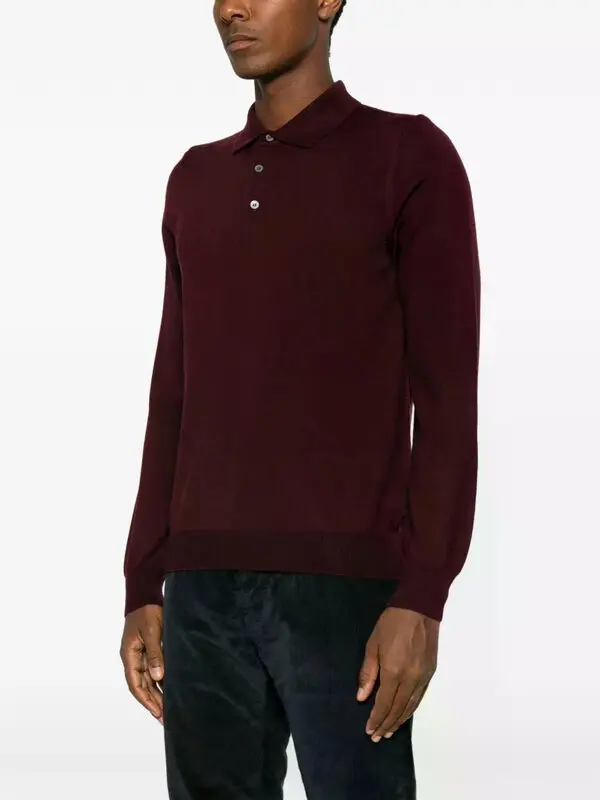 Tagliatore Long-sleeves Polo Shirt