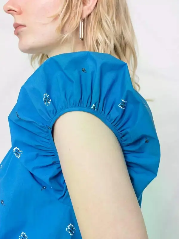 Kenzo Logo-embroidered Bandana-print Mini Dress