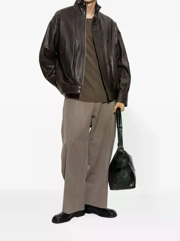 ARMA Paulo High-neck Leather Jacket