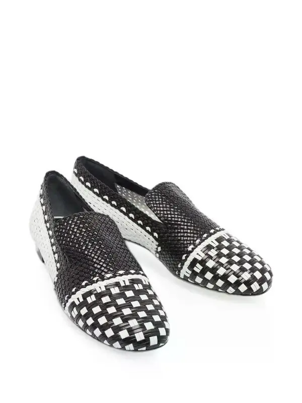 STUART WEITZMAN Riviera Woven Loafers