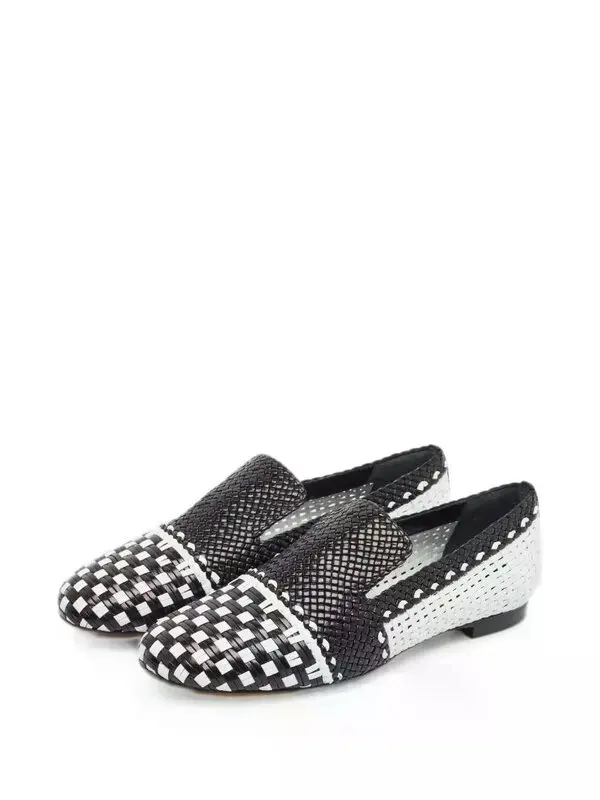 STUART WEITZMAN Riviera Woven Loafers