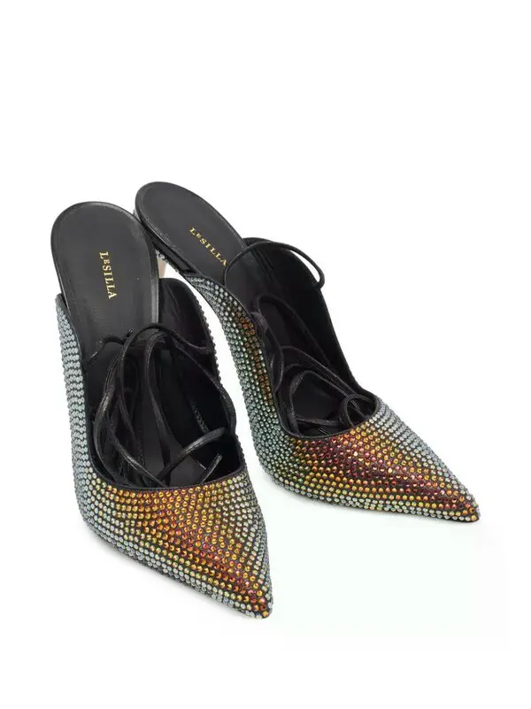 LE SILLA Crystal-embellished Pumps