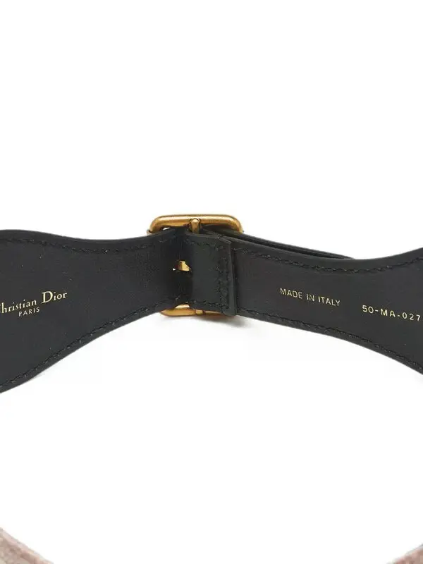 Dior 2020 Logo-embroidered Buckle Belt