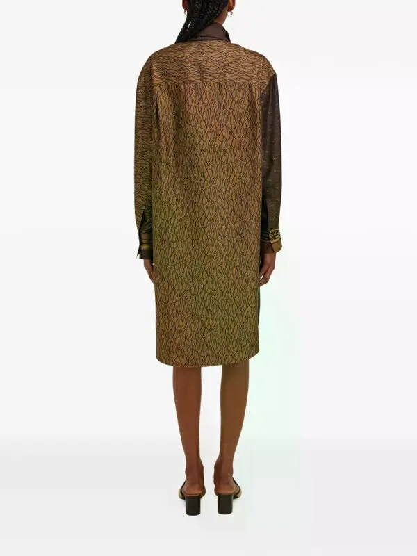 FERRAGAMO Silk Chemisier Dress