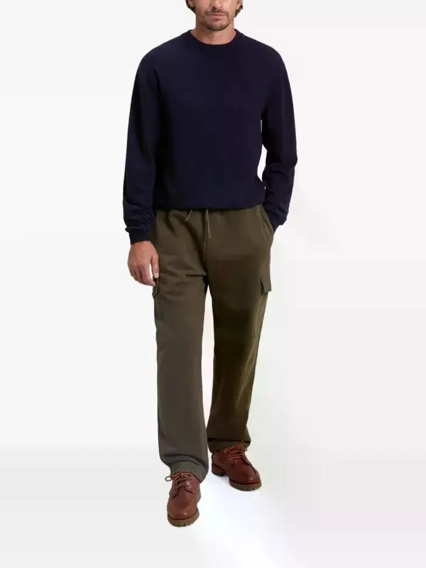 Woolrich Fleece-texture Cargo Track Pants